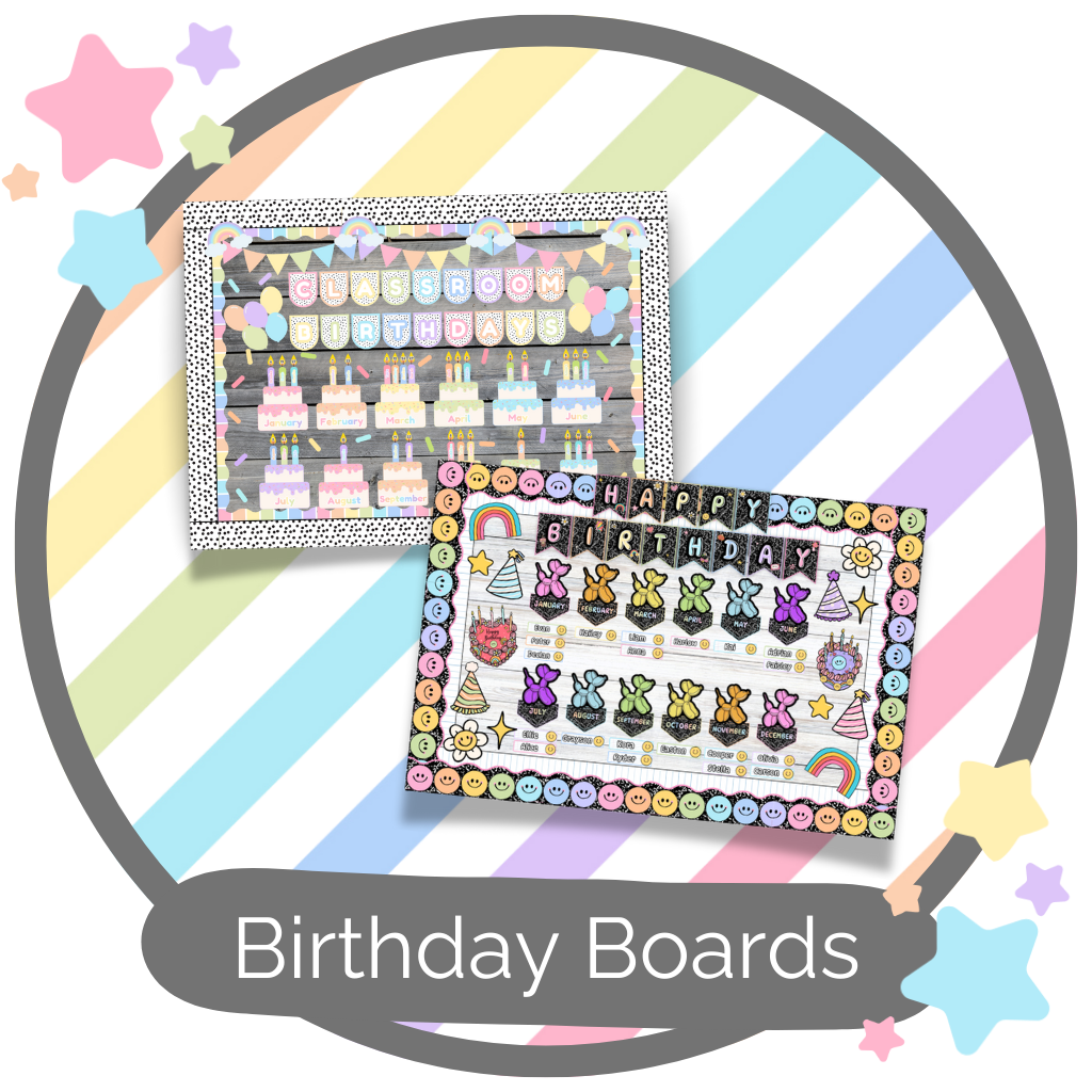 Birthday Bulletin Board Kits – Carissa's Creative Kids