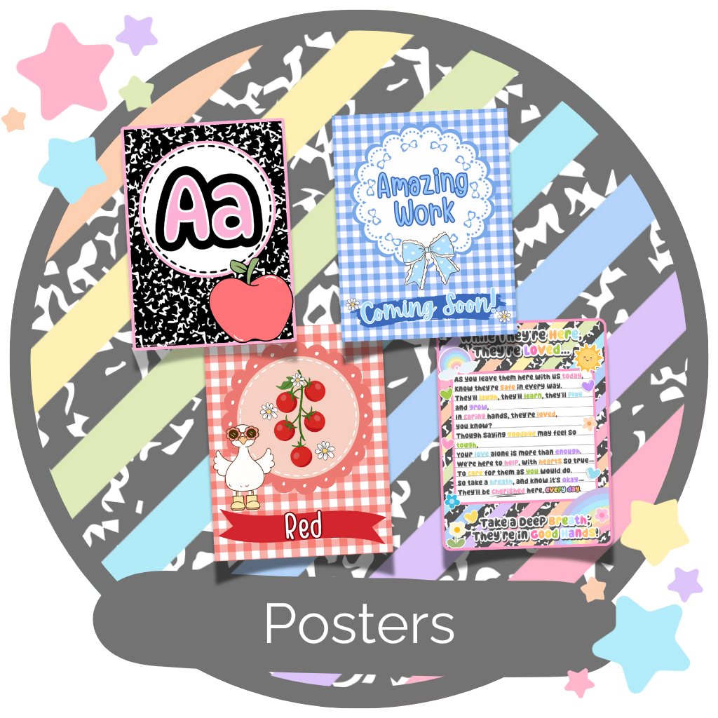 Classroom Posters | Alphabet, Numbers, Shapes, Colors & Health ...