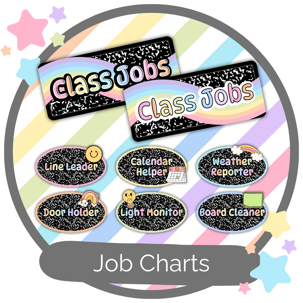 Classroom Job Chart Displays – Carissa's Creative Kids