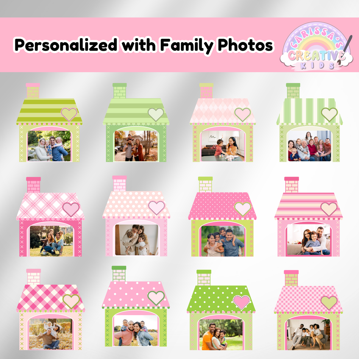 Family Bulletin Board Kit For Preschool & Daycare Classroom – Carissa's ...