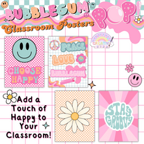 Bubblegum Pop! Classroom Posters – Carissa's Creative Kids